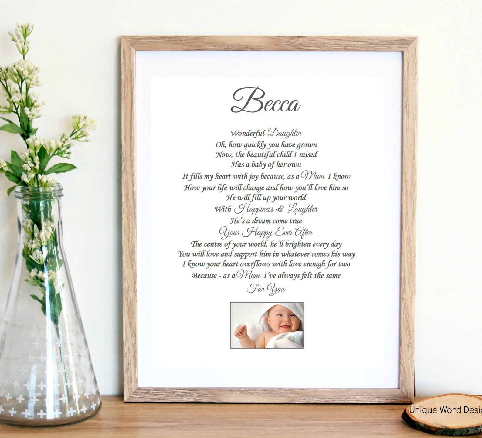New Grandchild Gift to Daughter, Son and Partner Pregnancy, Letter From ...