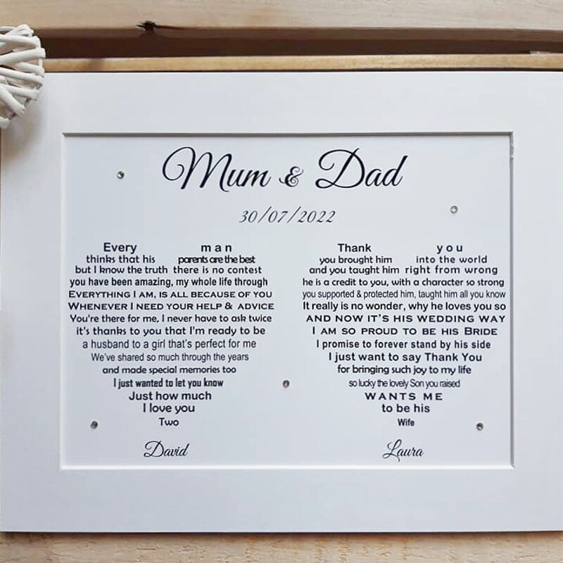 Parents Wedding Gift From Bride and Groom - 60+ Gift Ideas for 2025