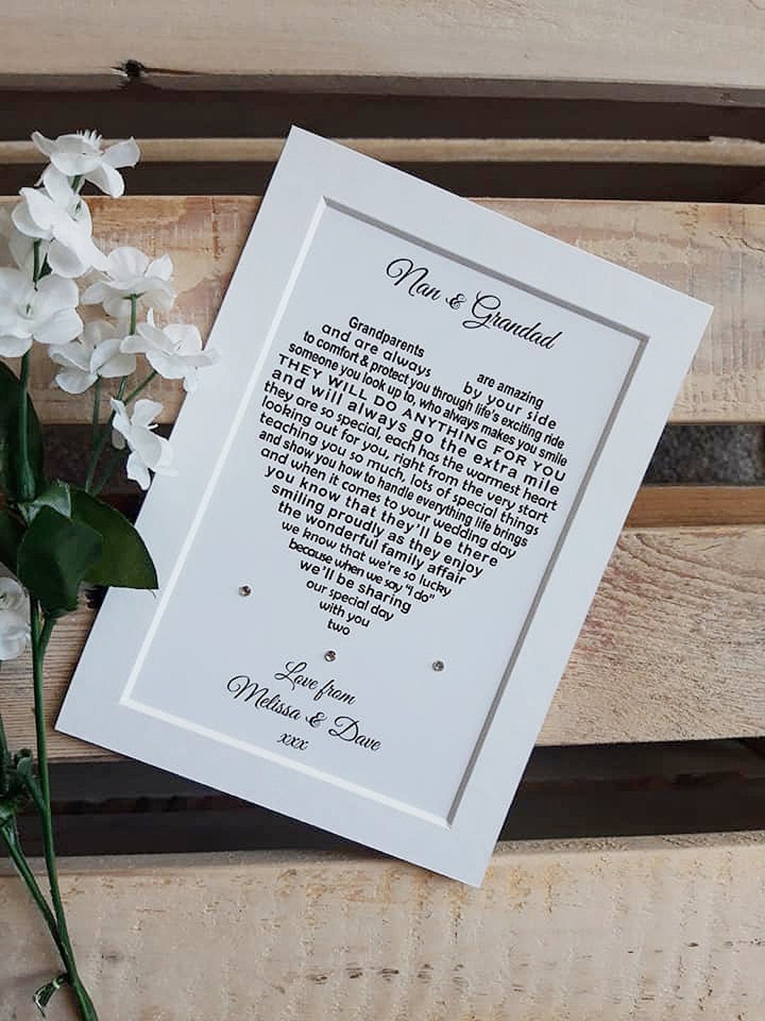 Grandparents of the Bride Gift, Nan of the Bride, Grandad of the Bride ...