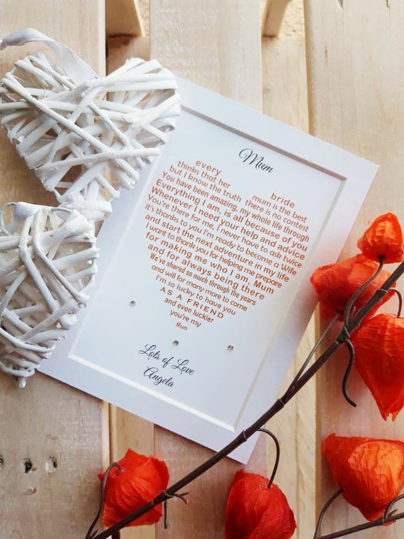 Buy Mother of the Bride Gift From Daughter Mother of Bride Gift Online ...