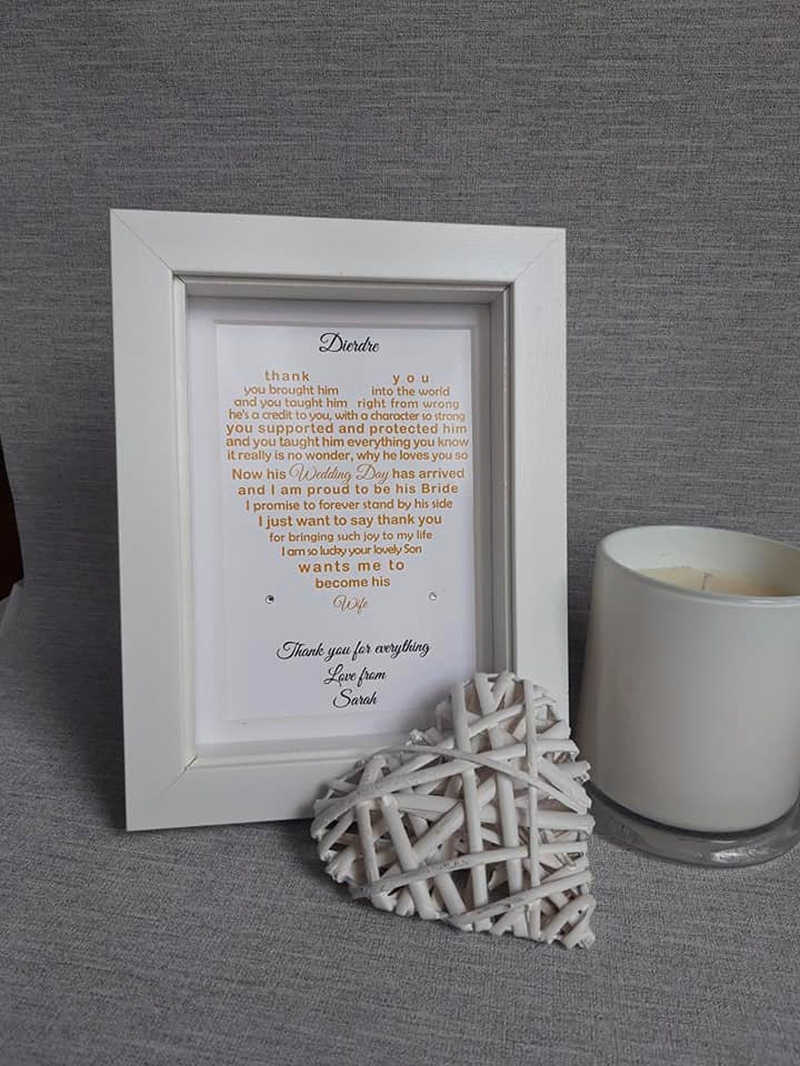 Mother of the Groom Gift From Bride Mother of Groom Gift - Etsy