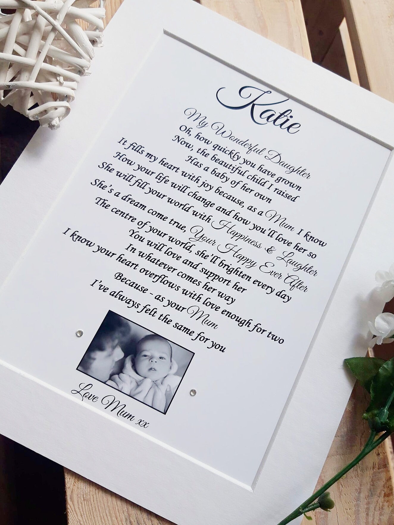 New Grandchild Gift to Daughter, Son and Partner Pregnancy, Letter From ...
