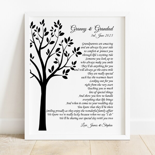 Grandmother of the Bride Poem - Etsy