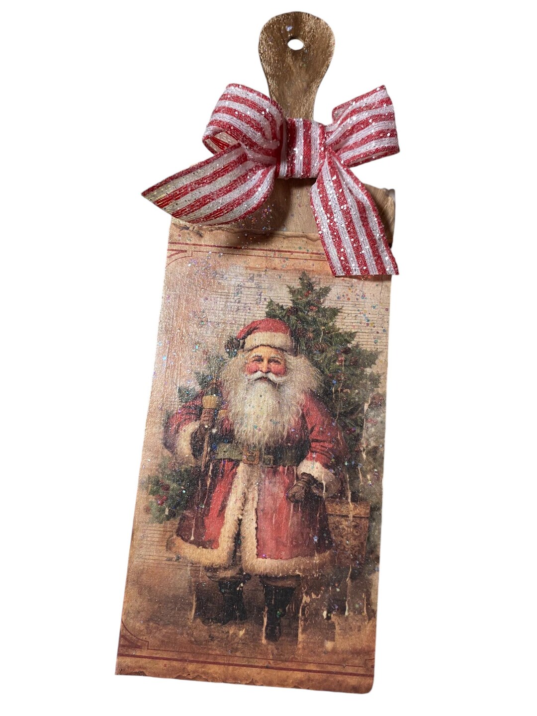 Christmas Santa Breadboard - Etsy