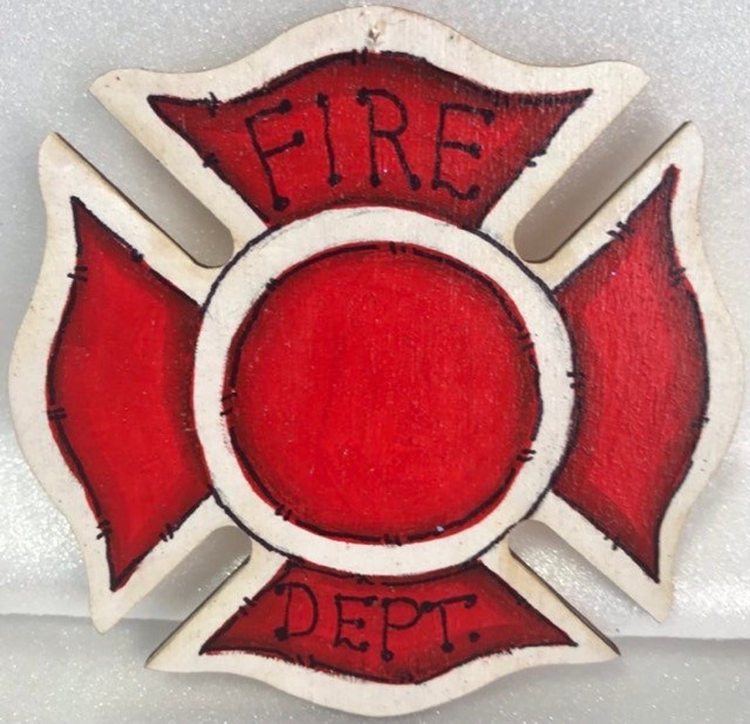 PERSONALIZED Hand Painted Firman Logo Ornament - Etsy