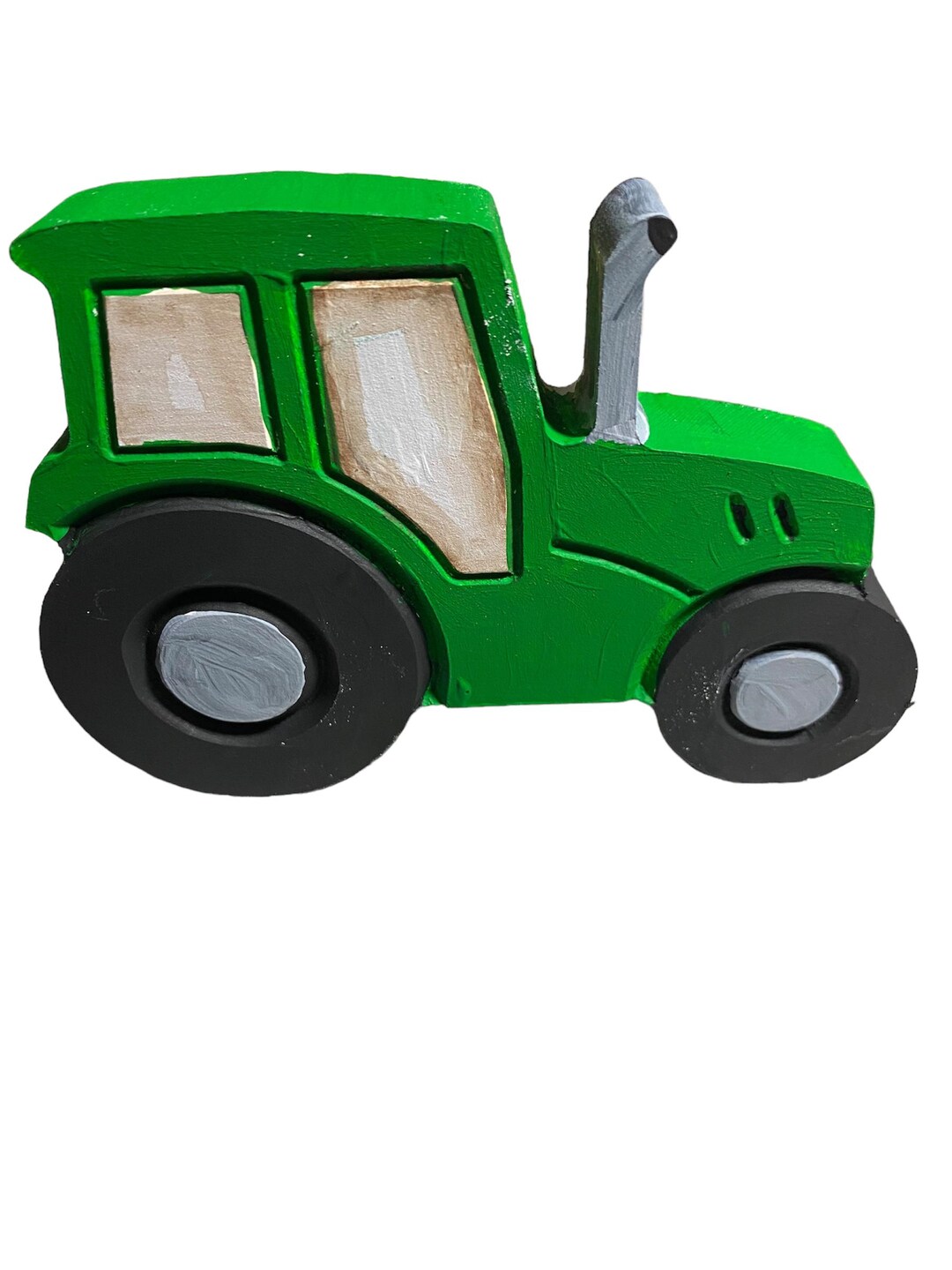 Hand Painted Tractor Shelf Sitter - Etsy