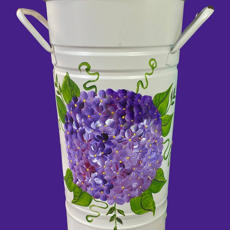 Tin Vase - Etsy