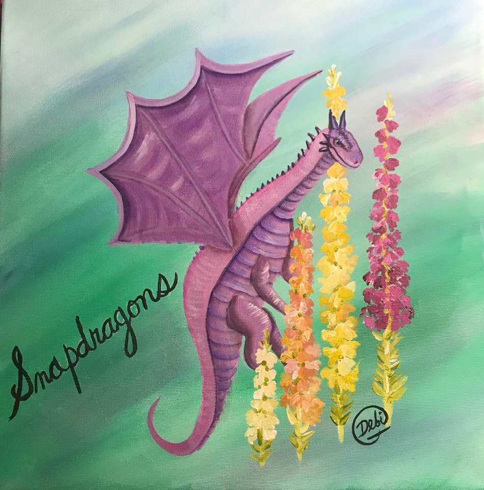 Original Snapdragons Painting - Etsy