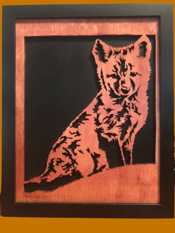Fox Scroll Saw Wall Art | Etsy