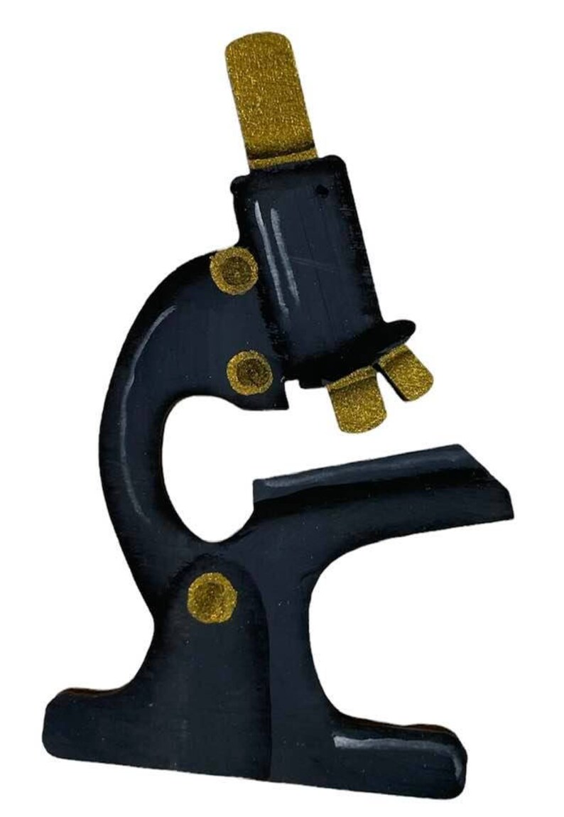 Personalized Hand Painted Microscope Ornament - Etsy