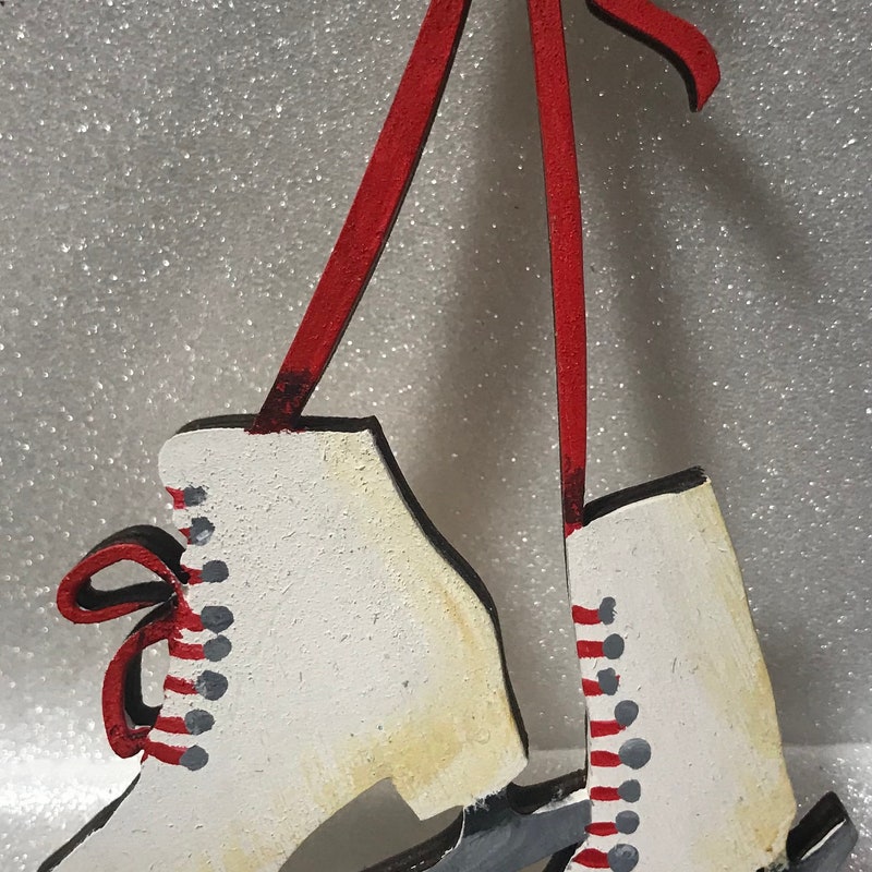 Painted Ice Skates - Etsy