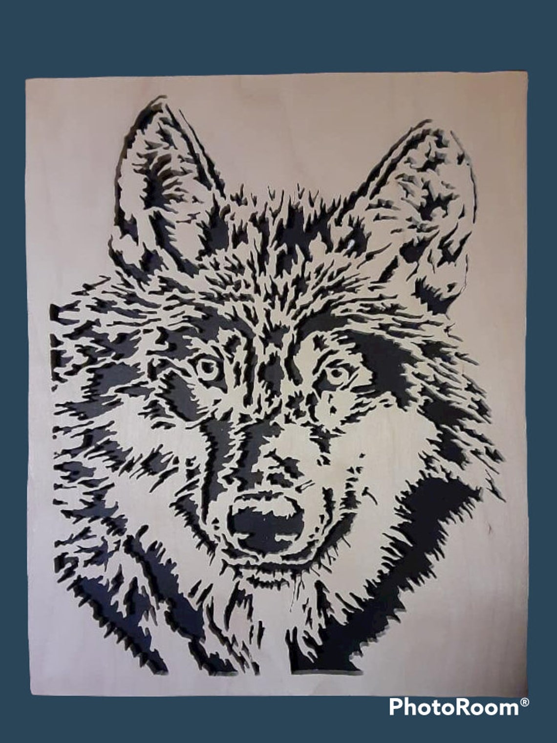 Wolf Wood Scroll Saw Art - Etsy