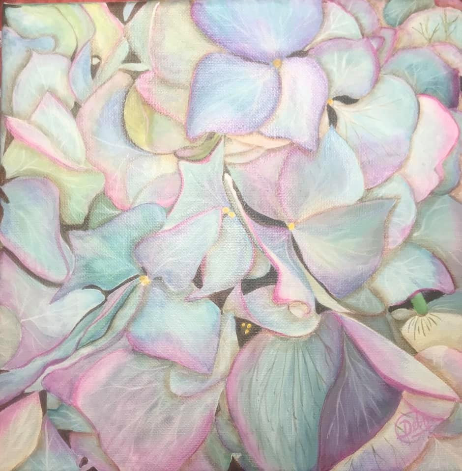 Hydrangea Painting - Etsy