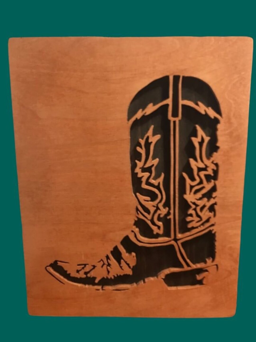 The Boot Scroll Saw Art - Etsy