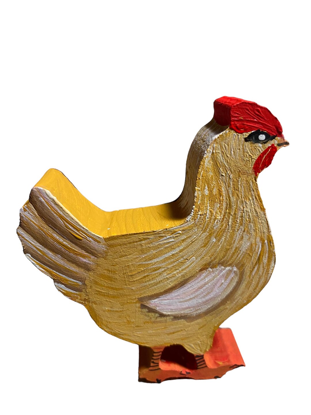 Hand Painted Chicken Shelf Sitter - Etsy