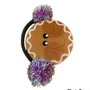 Hand Painted Gingerbread Face With Ear Muffs - Etsy