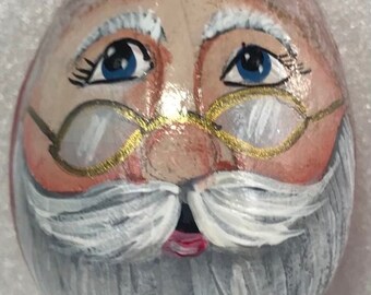 Painted Santa Face - Etsy