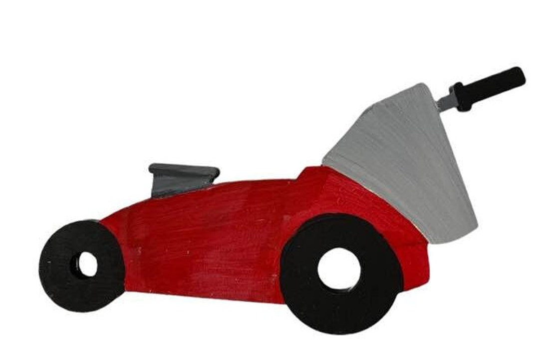 Personalized Hand Painted Lawn Mower Ornament - Etsy