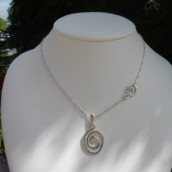 Spiral Necklace - Etsy