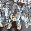 24 Chandelier Drops Parts Glass & XL Prisms Crystals Shabby Droplets ...