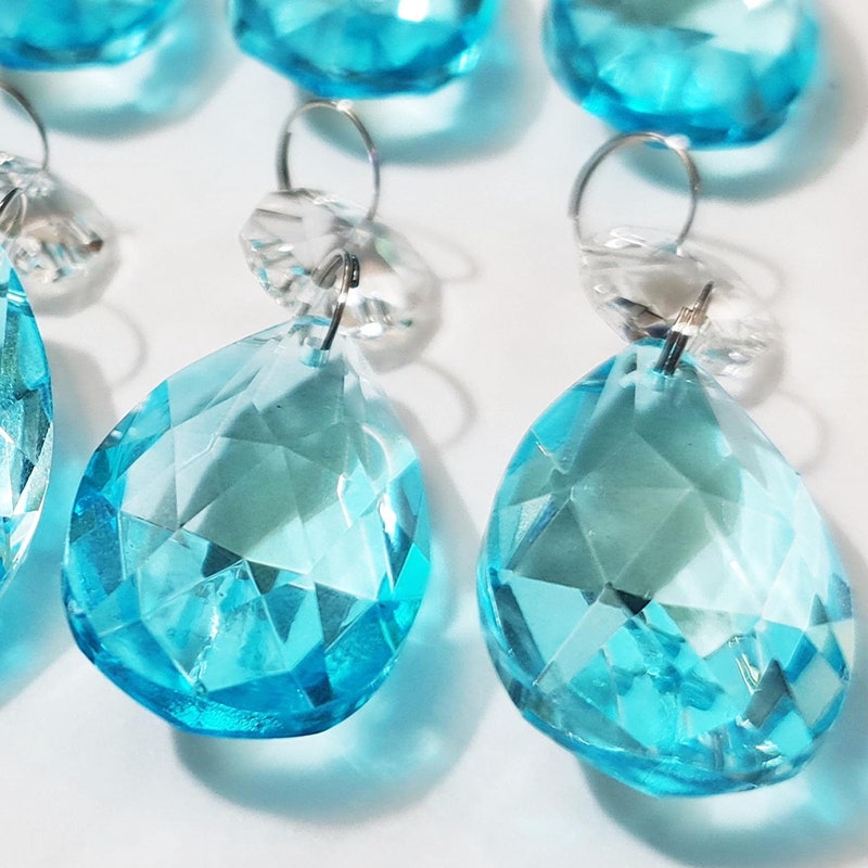 Antique Aqua Chandelier - Etsy