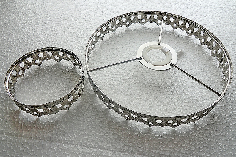 Two Tier Chandelier Lampshade Frame Skeleton for Making Unique - Etsy