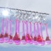 6 Types of Pink Drops 1.5 to 2 Prisms Chandelier Glass Beads Crystals ...