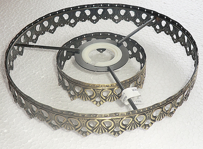 Two Tier Chandelier Lampshade Frame Skeleton for Making Unique - Etsy
