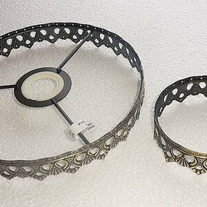 Two Tier Chandelier Lampshade Frame Skeleton for Making Unique ...