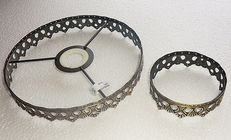 Two Tier Chandelier Lampshade Frame Skeleton for Making Unique - Etsy