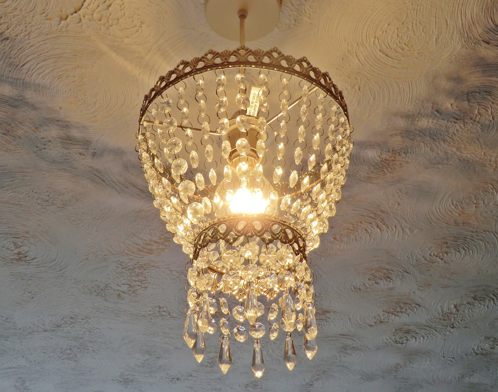 Two Tier Chandelier Lampshade Frame Skeleton for Making Unique - Etsy