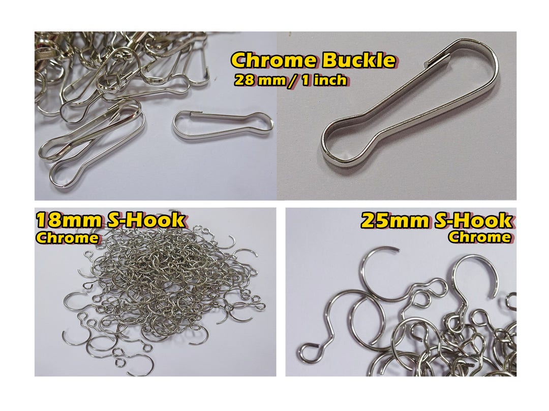 Hook & Buckle Metal Chandelier Links to Hang Chains of Crystals Drops ...