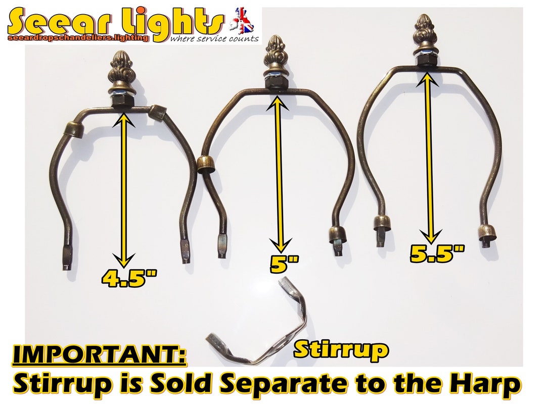 Harp Shade Carrier Gimble Holder for Tiffany Lamp Base Light - Etsy