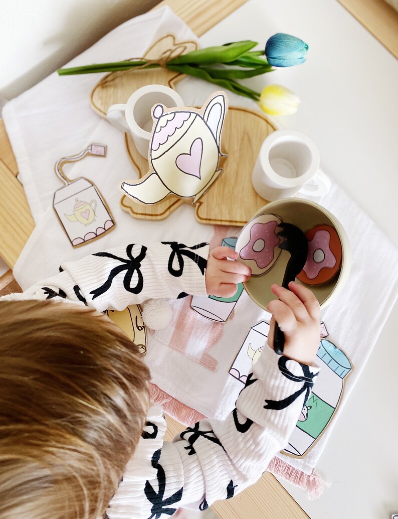 Breakfast Cafe Dramatic Play Digital Download Play Kitchen - Etsy