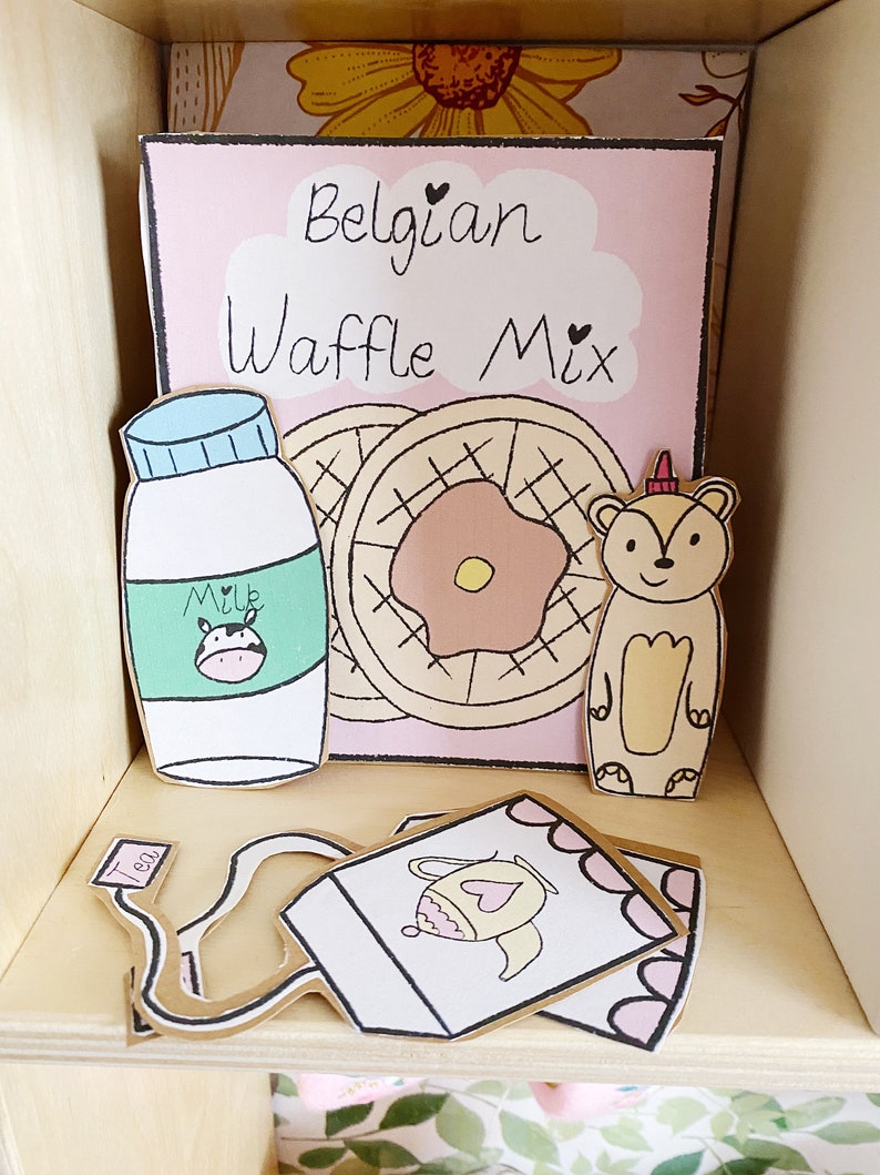 Breakfast Cafe Dramatic Play Digital Download Play Kitchen - Etsy