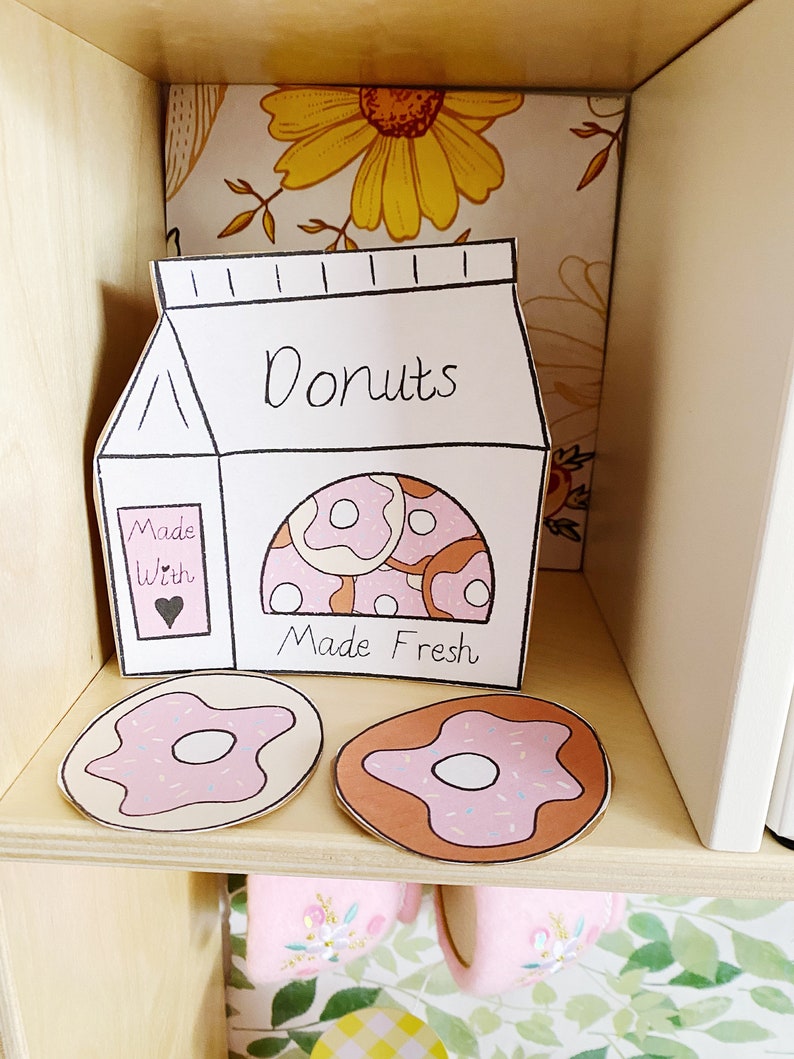 Breakfast Cafe Dramatic Play Digital Download Play Kitchen - Etsy