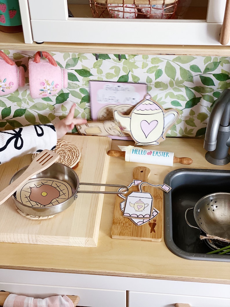 Breakfast Cafe Dramatic Play Digital Download Play Kitchen - Etsy