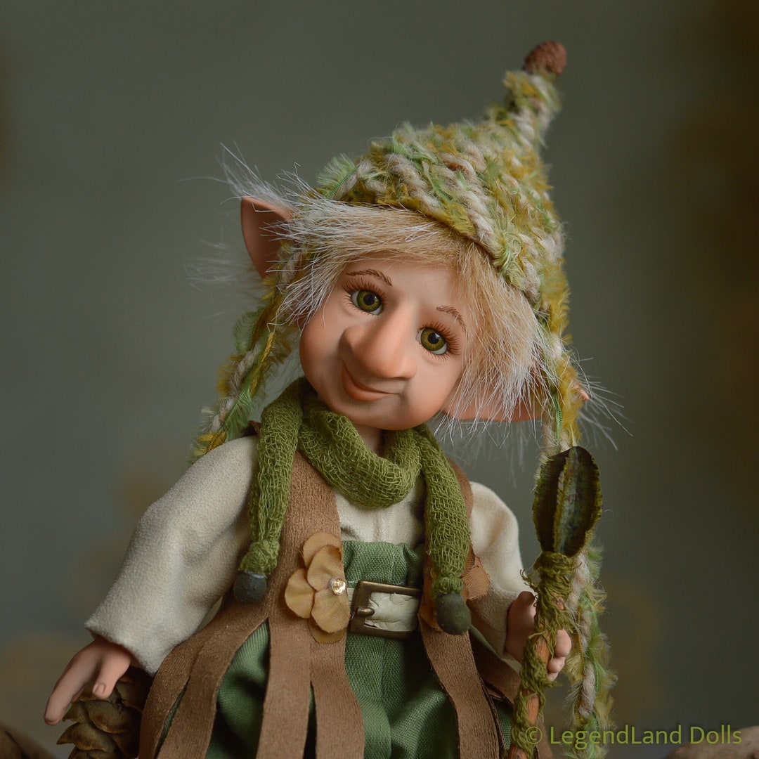 BJD Doll Boy, Elf Figurine, Handmade Porcelain Dolls, TIVADAR is the ...