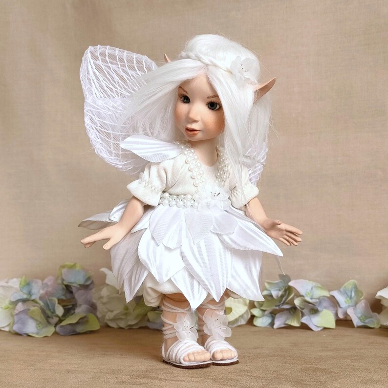 TIFANI Fairy Doll: Handmade Poseable Porcelain BJD Art Doll - Etsy