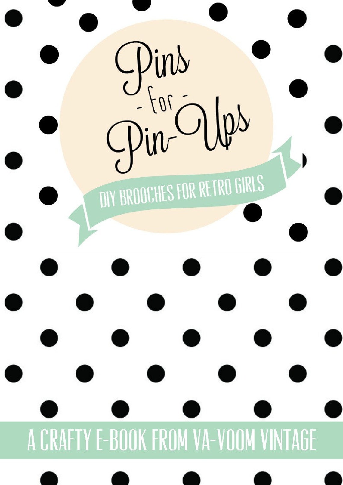 E-book Pins for Pin-ups: DIY Brooches for Retro Girls - Etsy