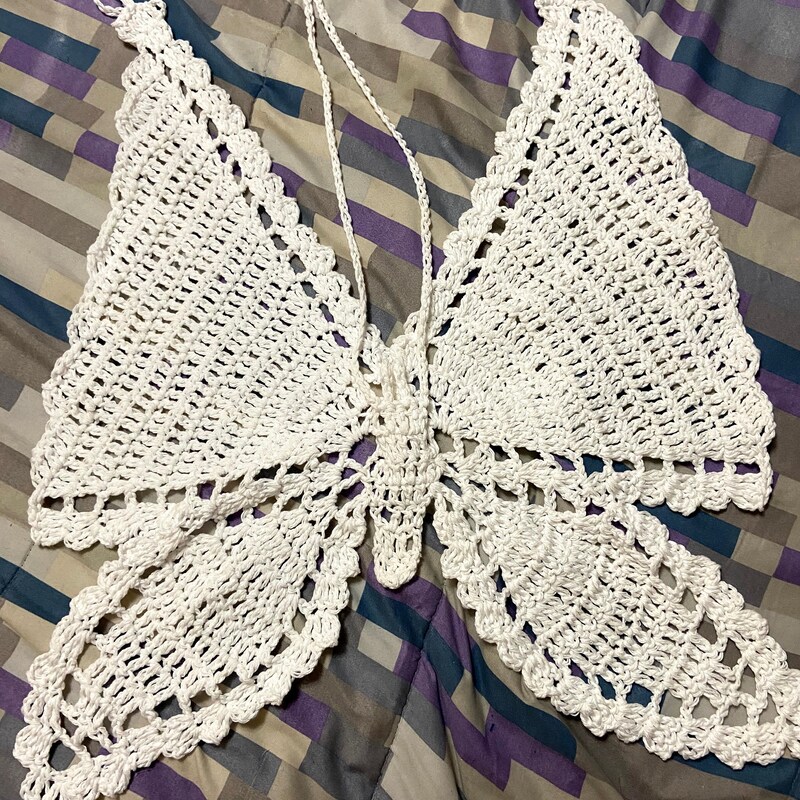 Crochet Butterfly Top - Etsy