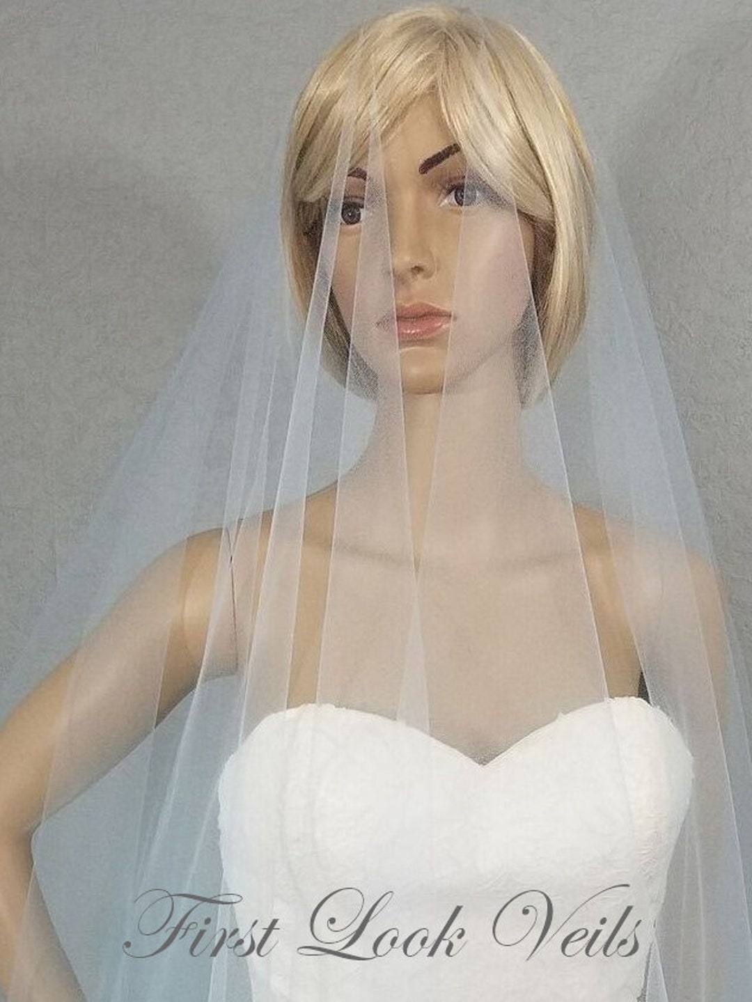 Drop Cathedral Veil Blue Wedding Veil Light Blue Veil - Etsy