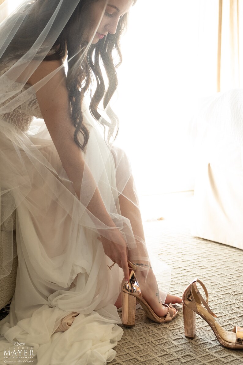 Cathedral Drop Veil, Ivory Wedding Veil, Cascading Wedding Veil, Drop ...