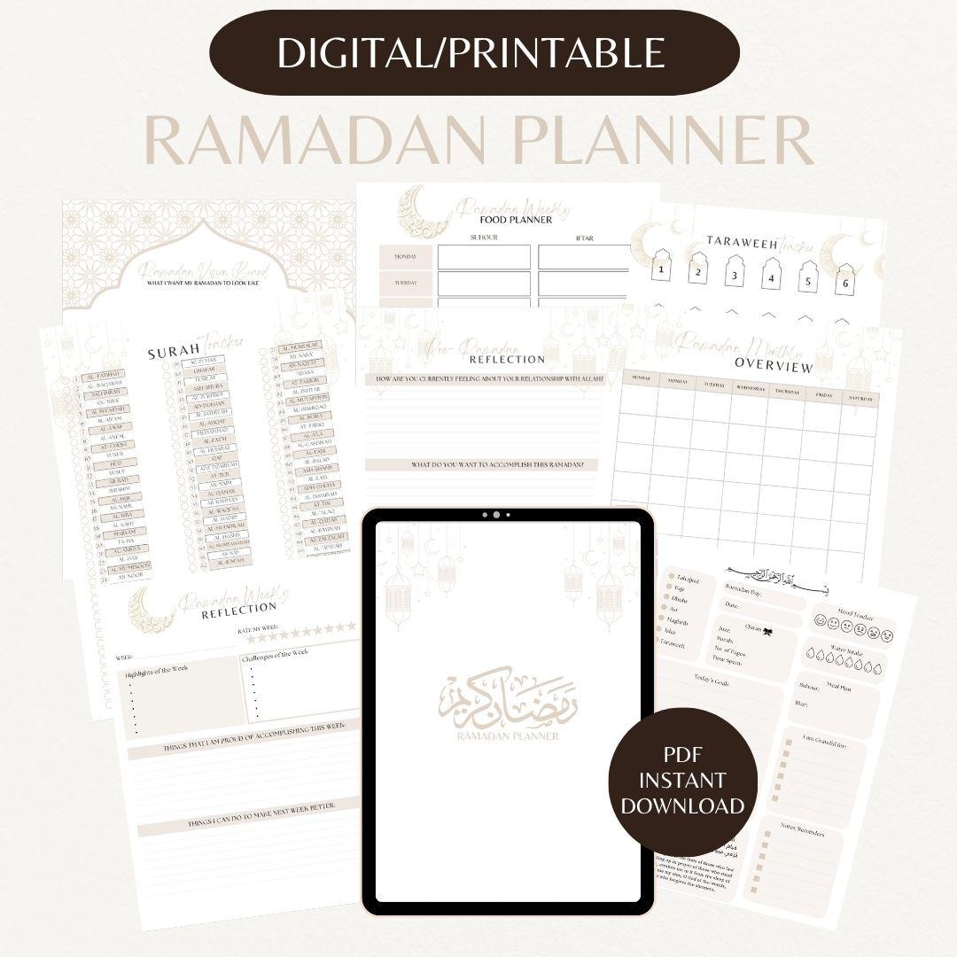 Ramadan Digital Planner | Organize, Reflect & Grow Spiritually - Etsy