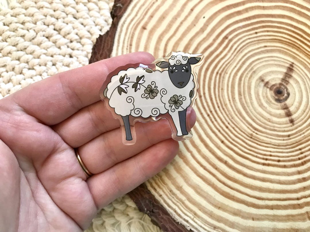 Sheep Fridge Magnet: Christian Cottagecore Lamb Decor - Etsy