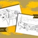 Prairie Animal Coloring Pages, Set of 10 - Etsy