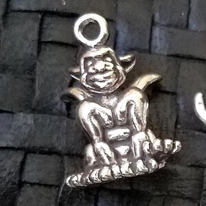 Sterling Silver Dragon & Gargoyle, 925 Charms Pendants, Mythical ...