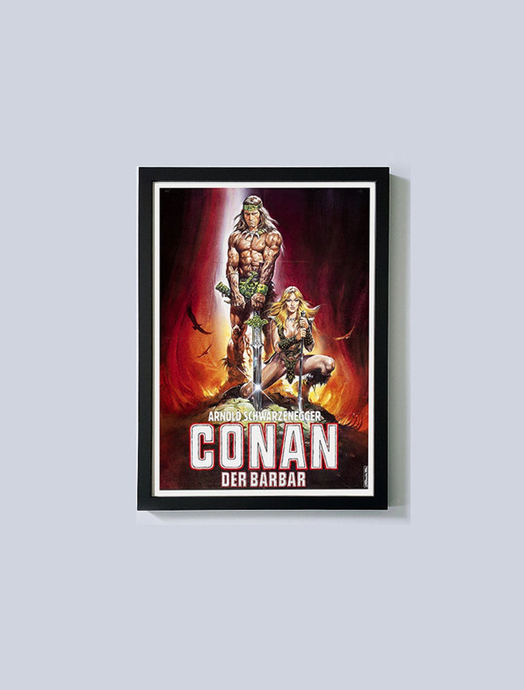 Conan the Barbarian 1982 Poster - Etsy