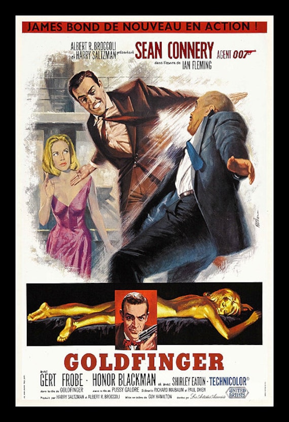 Goldfinger Poster Goldfinger Painting By Sean Parnell Pixels Merch