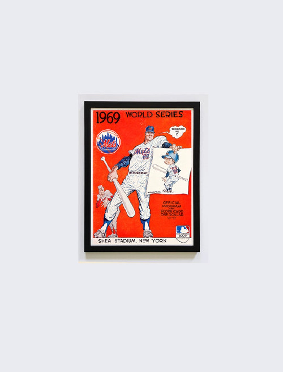 NY Mets Poster Framed - Etsy